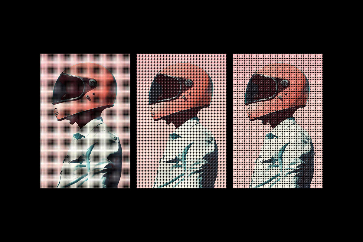 Matrix Dot Poster Effect, a Layer Style Add-On by Design Squad