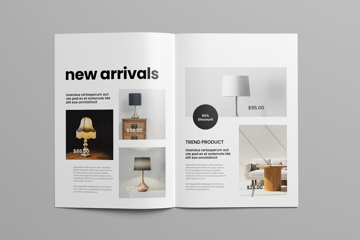 Product Catalog Brochure Template, a Brochure Template by Pixelpick