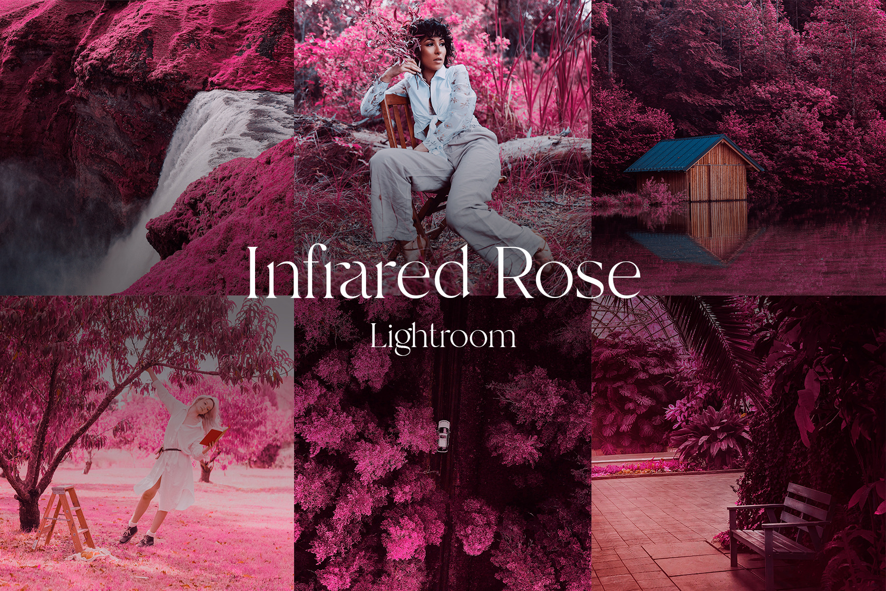 Infrared Rose — Lightroom