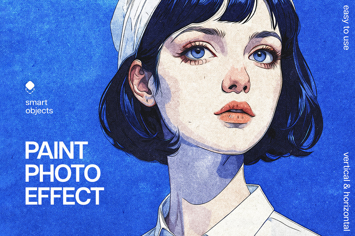 Vintage Paint Photo Effect, a Layer Style Add-On by Design Squad