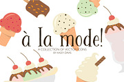 ‘À La Mode!’ Vector Icon Collection, an Icon by GraphicsByKassy