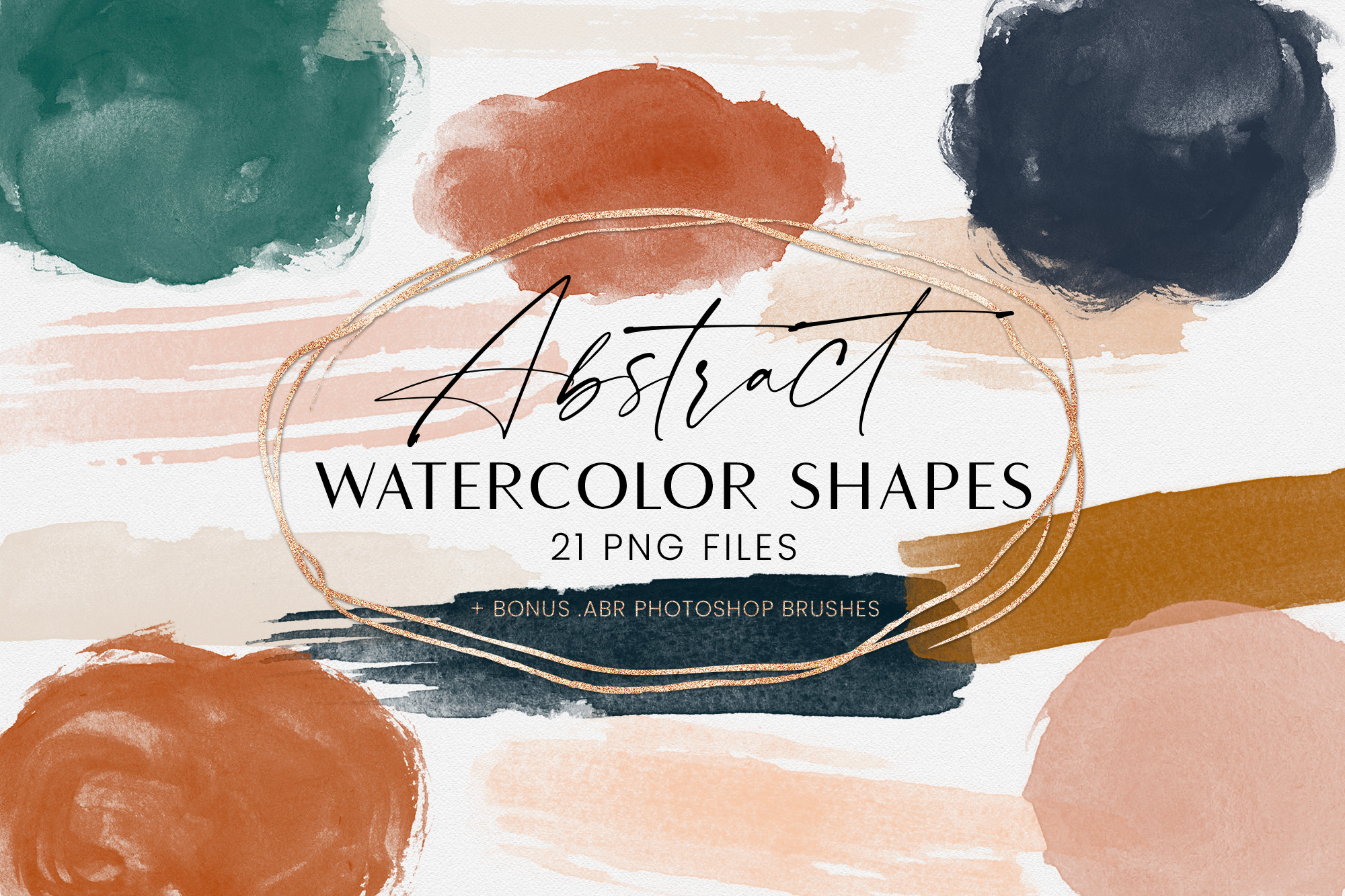 Abstract Watercolor Shapes, an Object Graphic by Summit Avenue