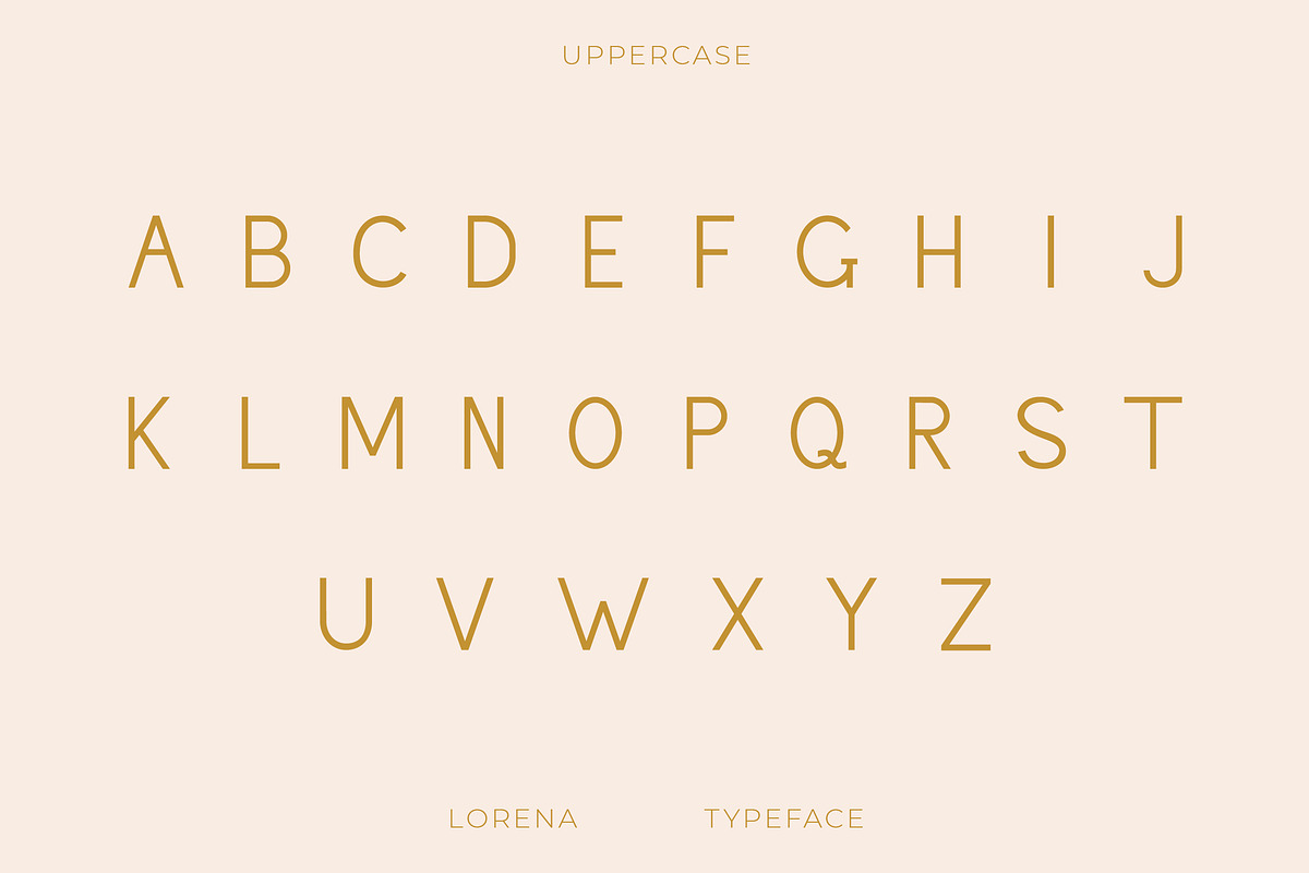 Lorena Typeface, a Sans Serif Font by Creative Corner
