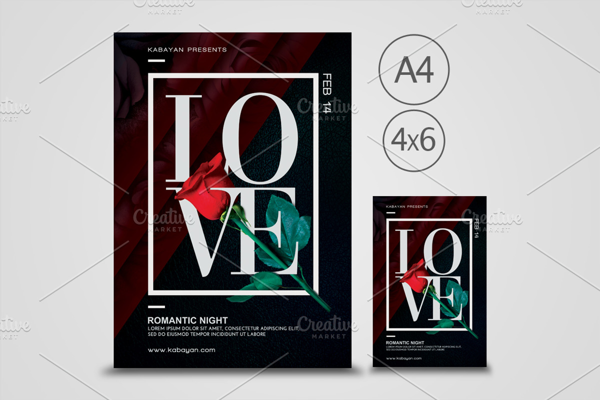 Love Flyer, a Flyer Template by AyumaDesign