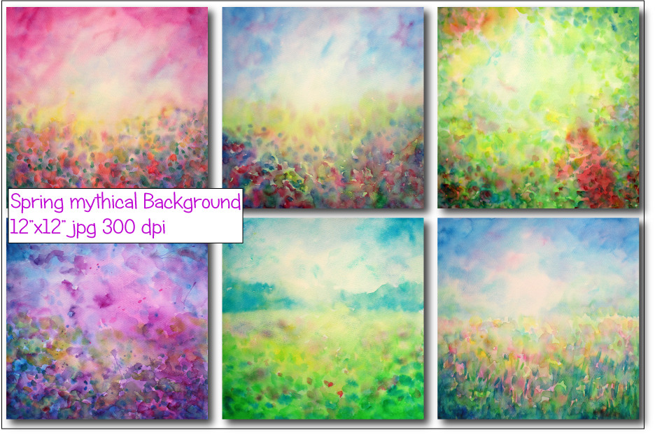 Abstract Mythical Landscape Art, an Illustration by Corner Croft