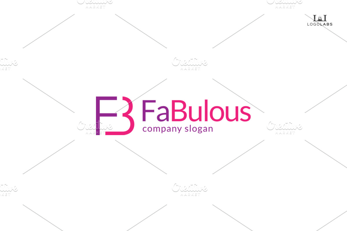 Fabulous - FB Monogram Logo, a Branding & Logo Template by LogoLabs