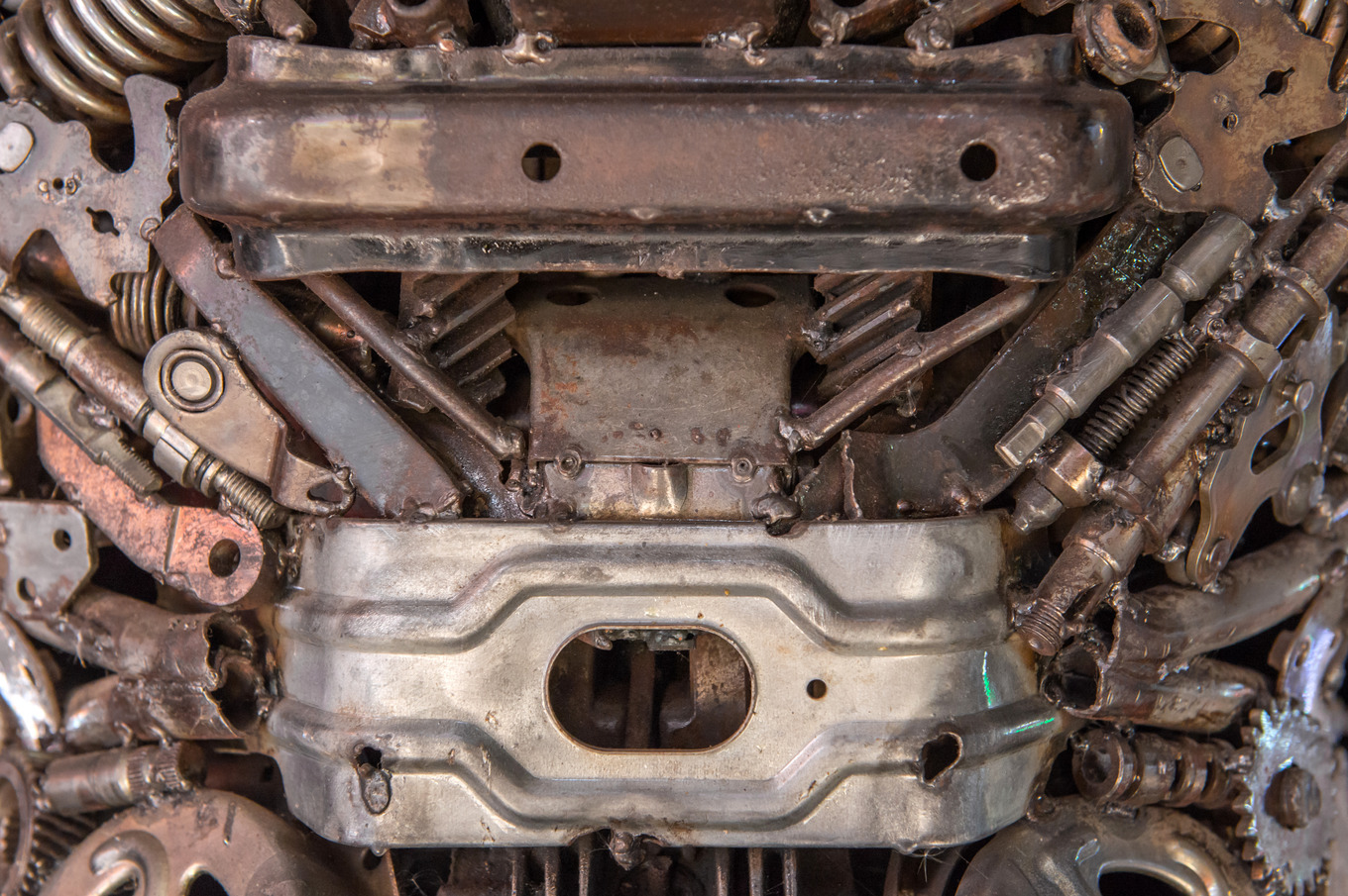 Robot mechanical ratchets bolts containing robot, fuse, and weld, a ...