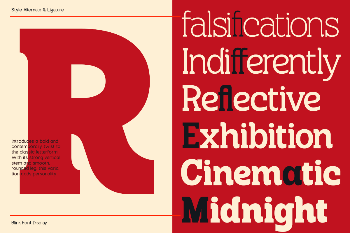 Blink – Bold Slab Serif Typeface, a Slab Serif Font by OV Type