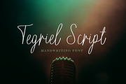 Tegriel Script, a Script Font by Solidtype | Creative Market