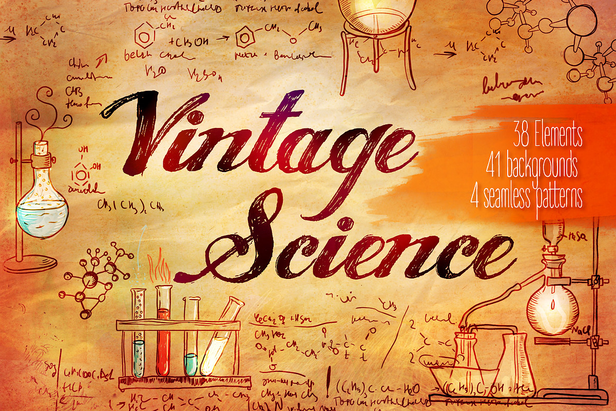 Vintage Science, an Education Illustration by Varvara Gorbash