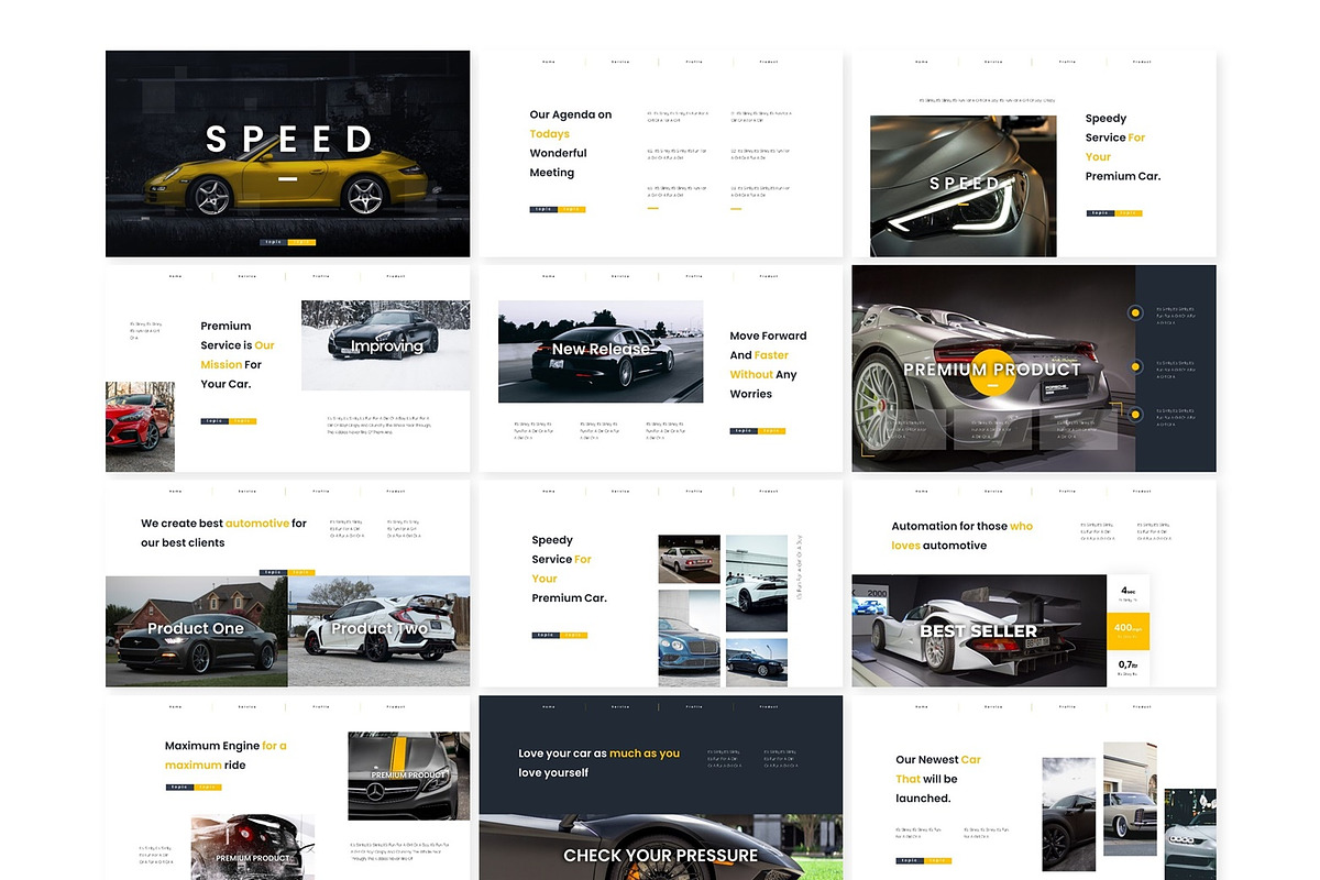Speed - Powerpoint Template, a Presentation Template by KAZ by ...