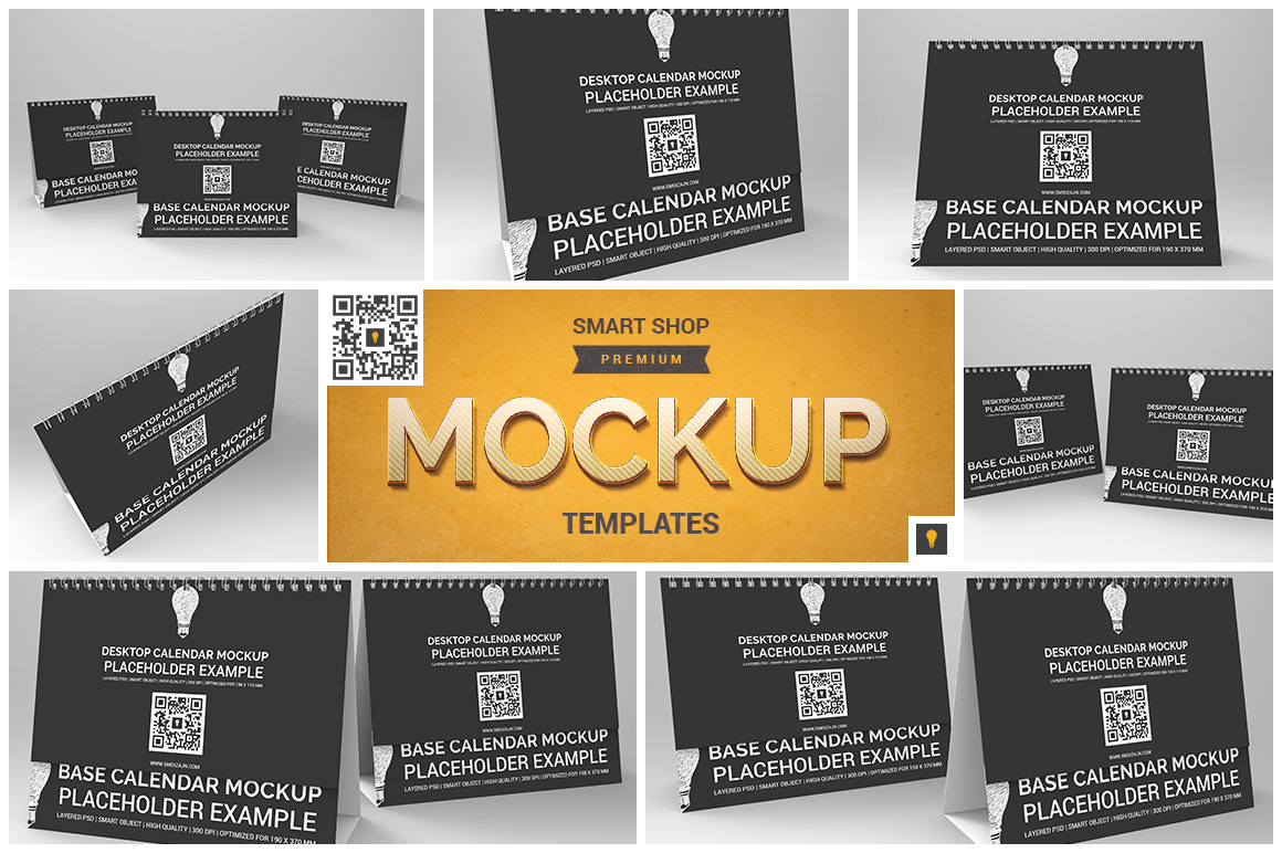 Desktop Calendar Mockup, a Mockup by Shocky Design Studio | Creative Market