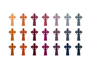 Colorful Cross SVG, an Illustration by GeorgeKhelashvili