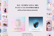Instagram Gradient Canva Template, a Social Media Template by Story ...