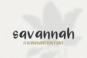Savannah | A Handwritten Font, a Script Font by cathconofolio ...