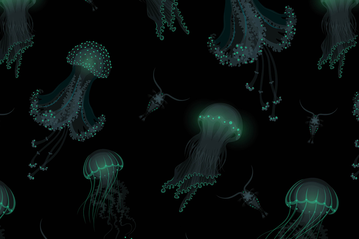 Medusa Pattern, a Pattern Graphic by GreyLilac