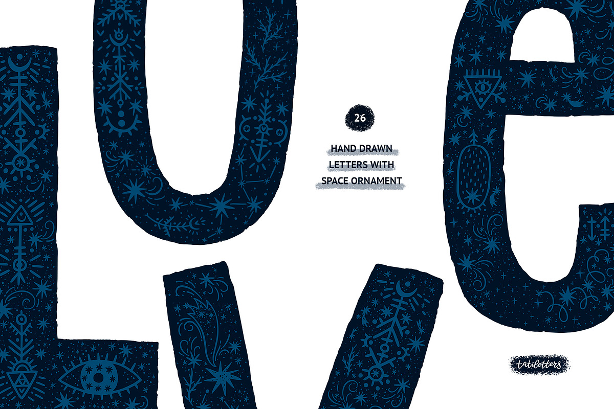 Space World / Animal Alphabet, an Animal Illustration by tatiletters