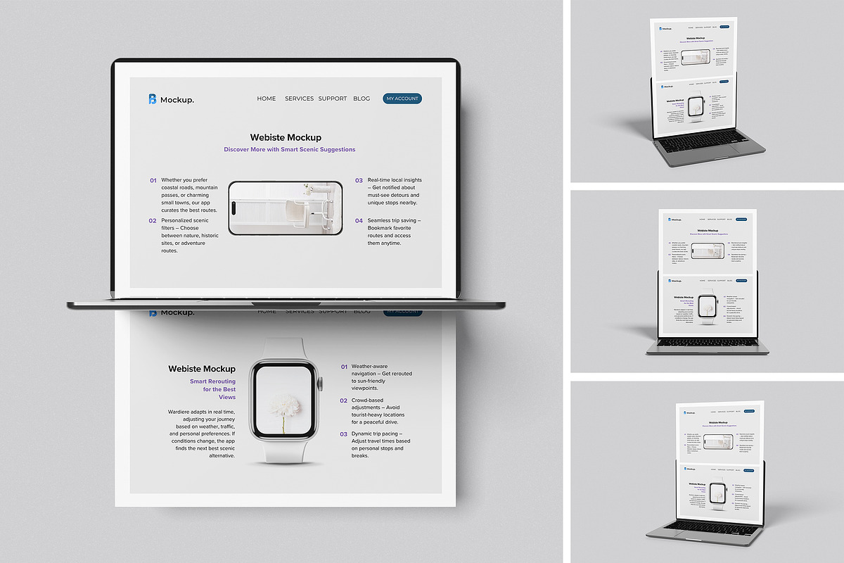 High Quality Website Mockup, a Device Mockup by swsi-studio
