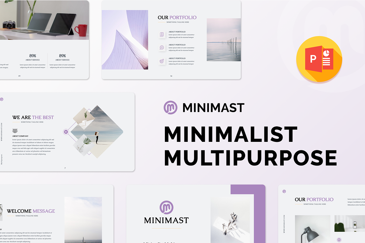 Minimalist Multipurpose Presentation | Creative Market