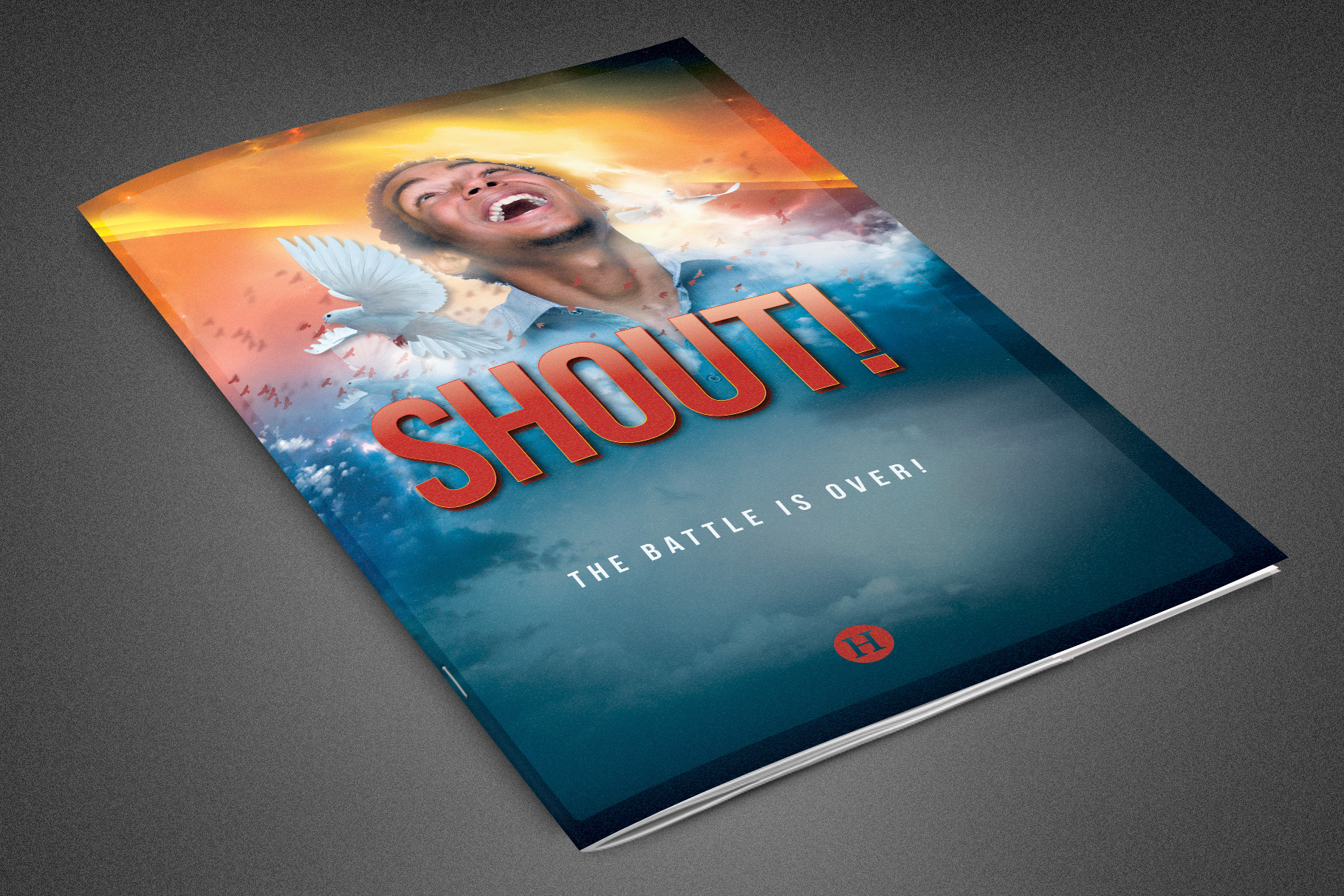 Shout Church Bulletin Template, a Brochure Template by loswl