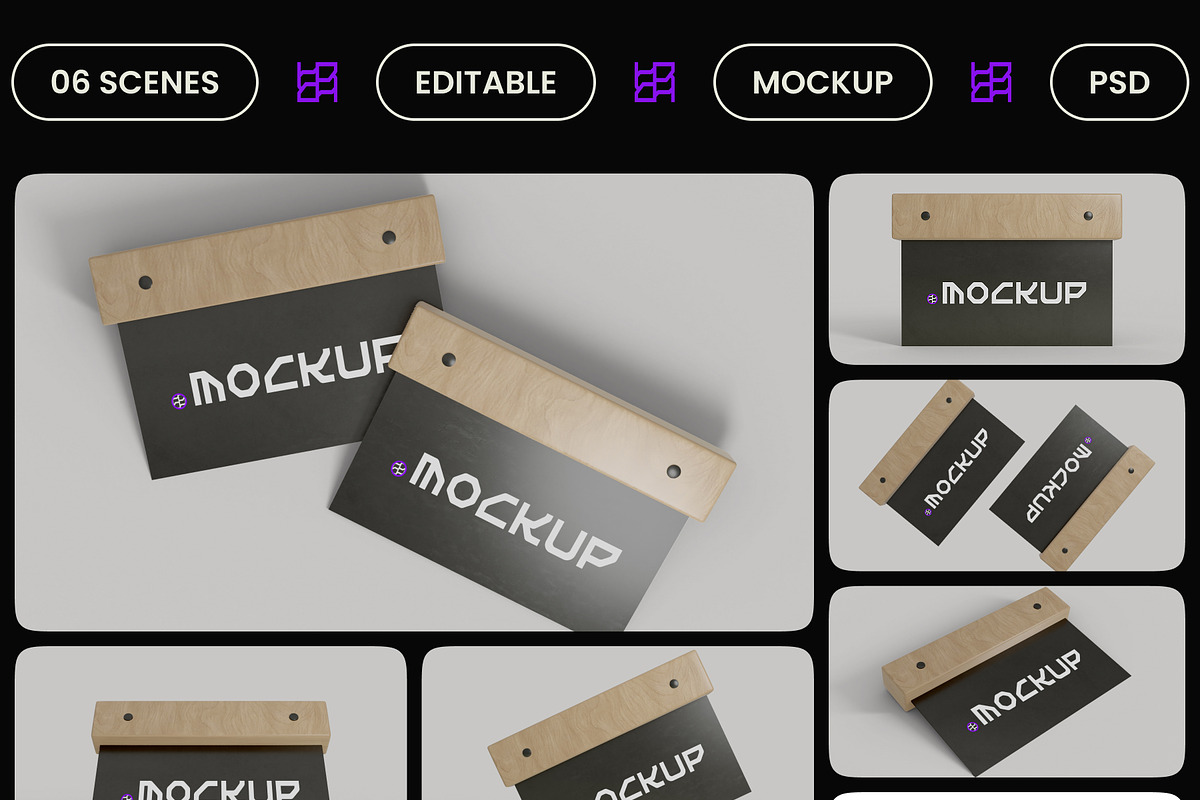 Pastry Dough Scraper Mockup, a Mockup by hiddemaru