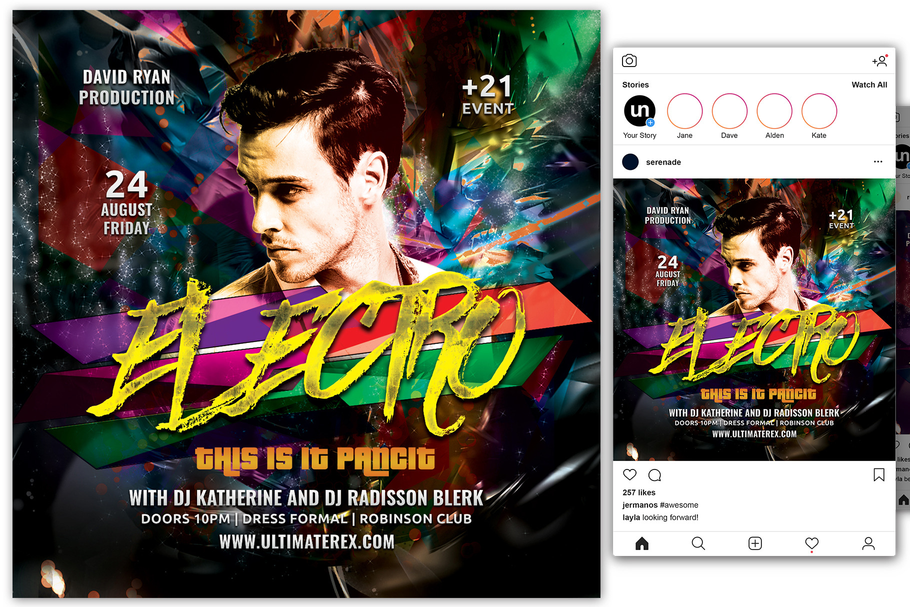 Electro Flyer, a Flyer Template by KiraYamato Design Studio | Creative ...