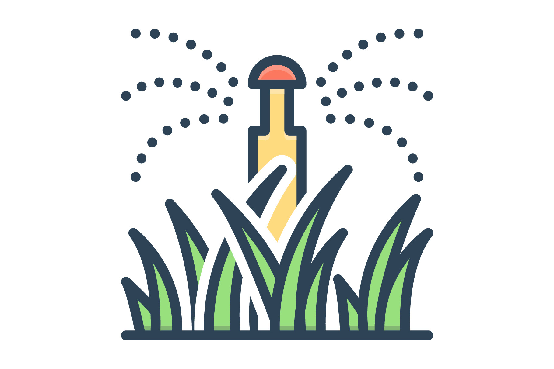 Lawn grass icon, an Icon by Creative priyanka