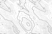 Seamless topographic map vector