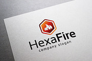 Hexa Fire Logo, a Branding & Logo Template by EmilGuseinov