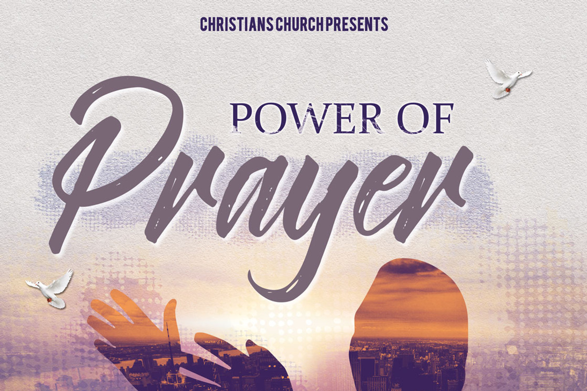 Church Power Of Prayer Flyer Poster, a Flyer Template by Artolus