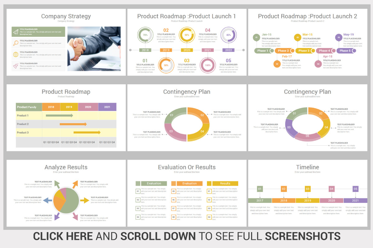 Multi Business PowerPoint Template, a Presentation Template by OceanArt