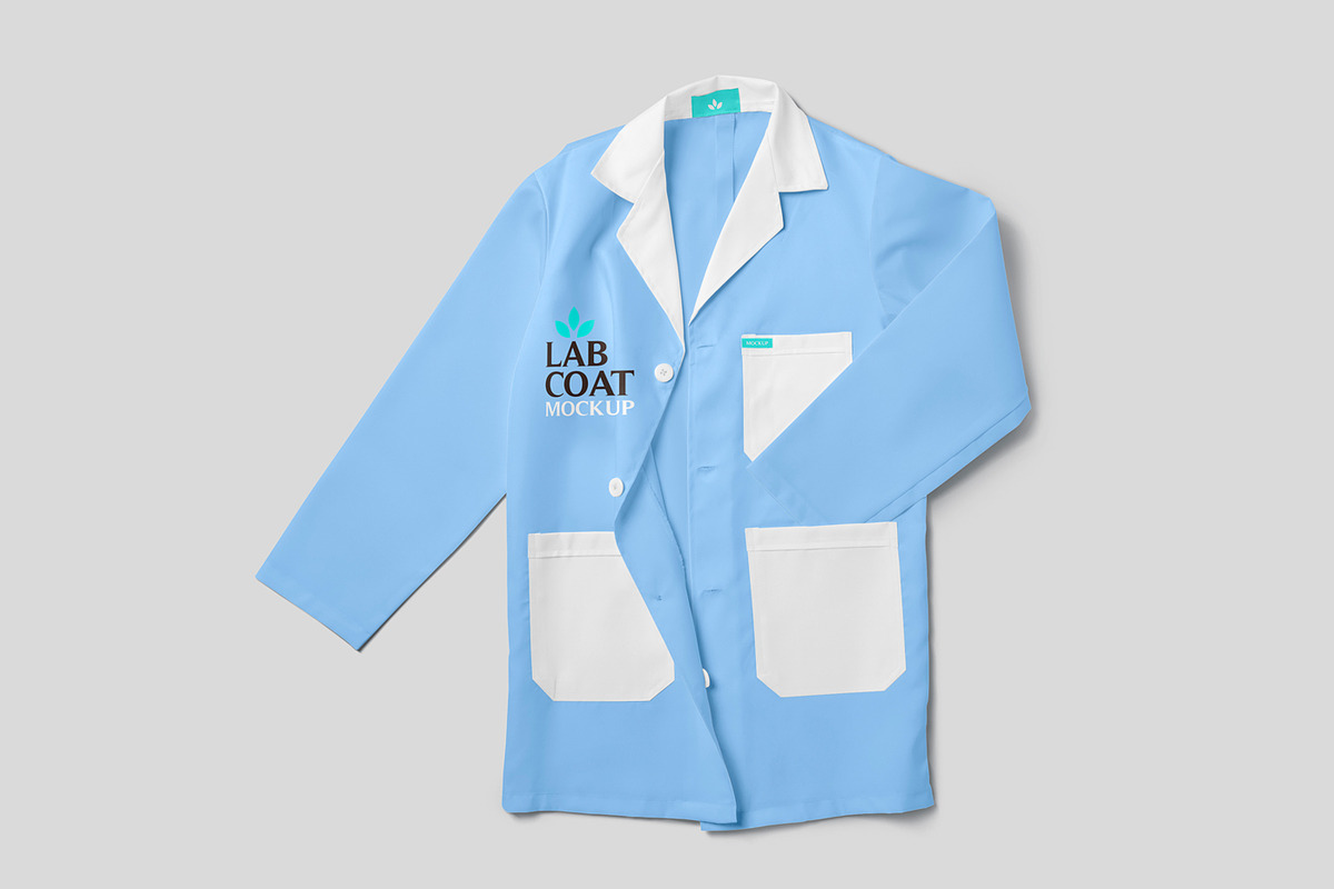 Male Lab Coat Mockups, a Product Mockup by GfxFoundry