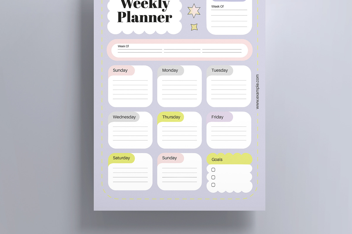 Weekly Planner Template