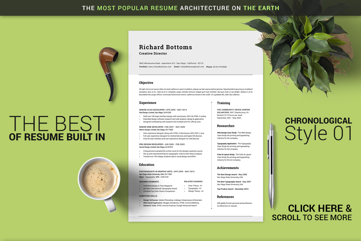 Timeless Resume Ultra Extended Pack, a Resume Template by SNIPESCIENTIST