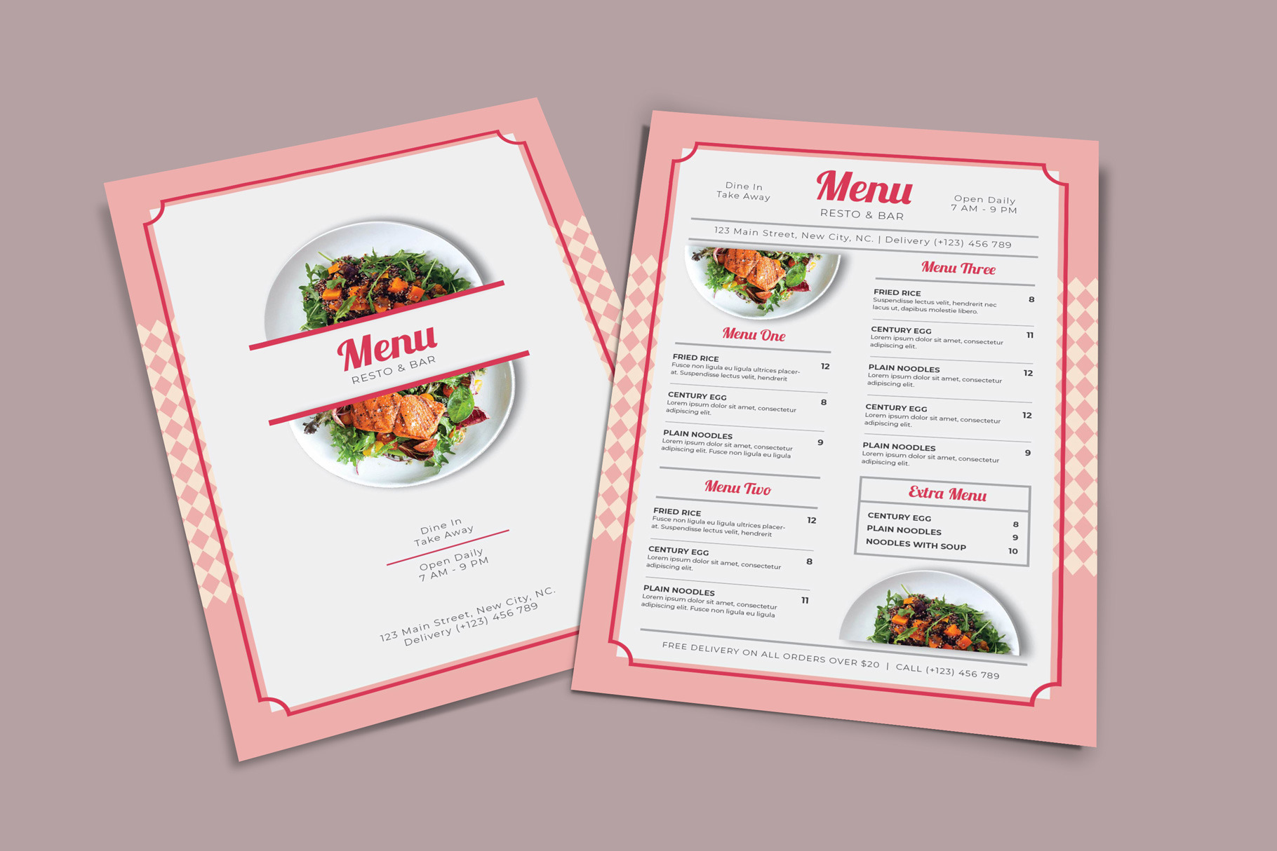 Simple Menu Resto & Bar