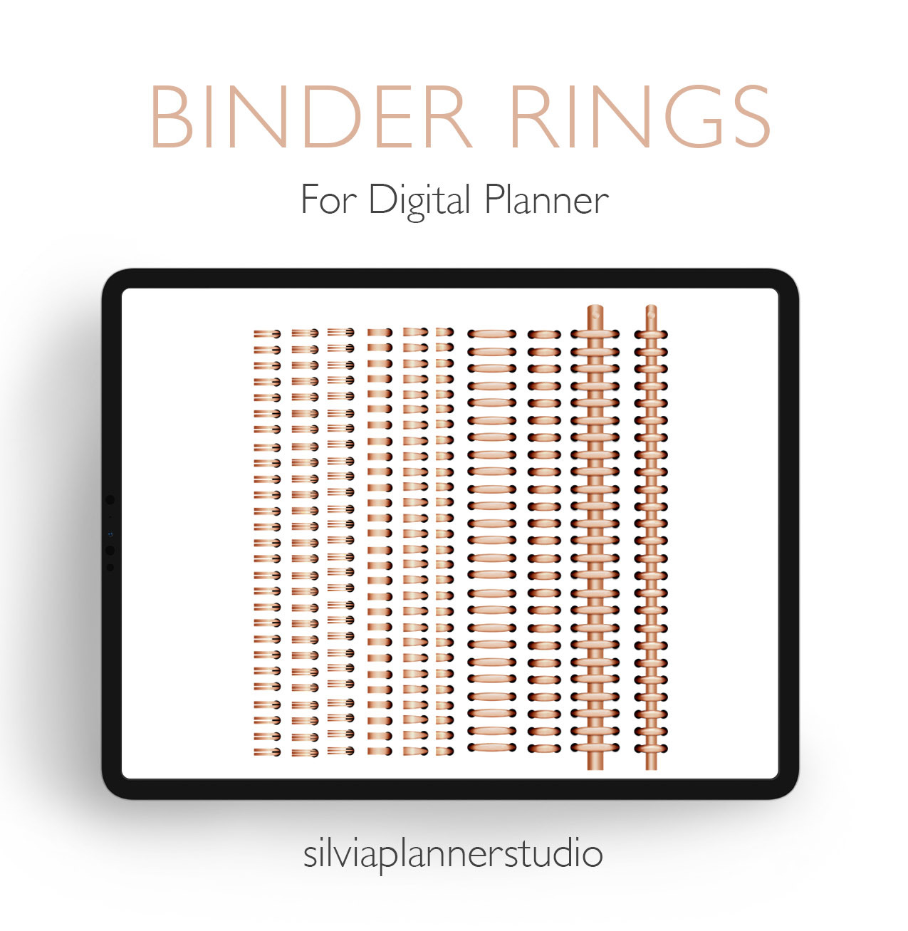 Digital Binder rings, an Object Graphic by Silvia's Shop
