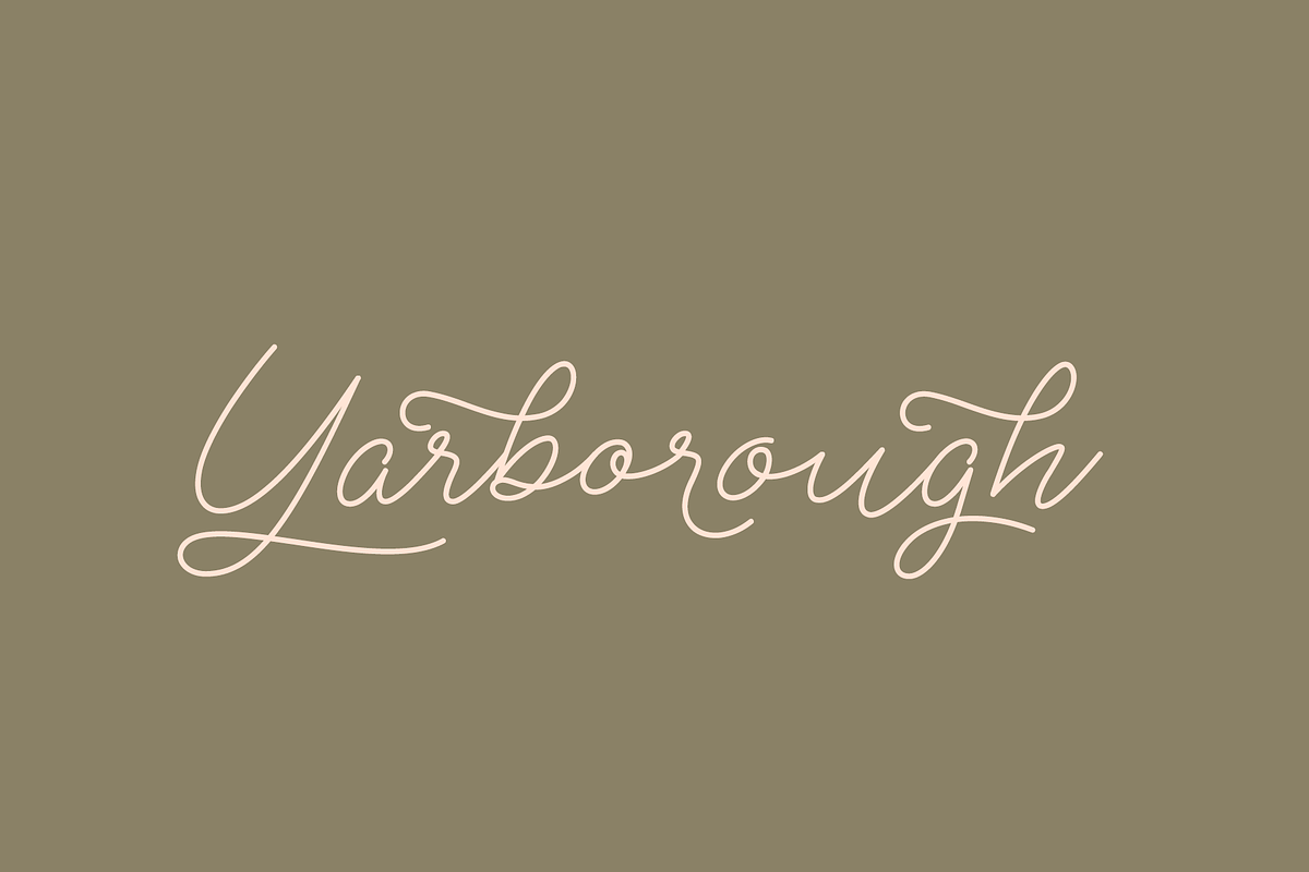 Shaker Script, a Script Font by Fenotype