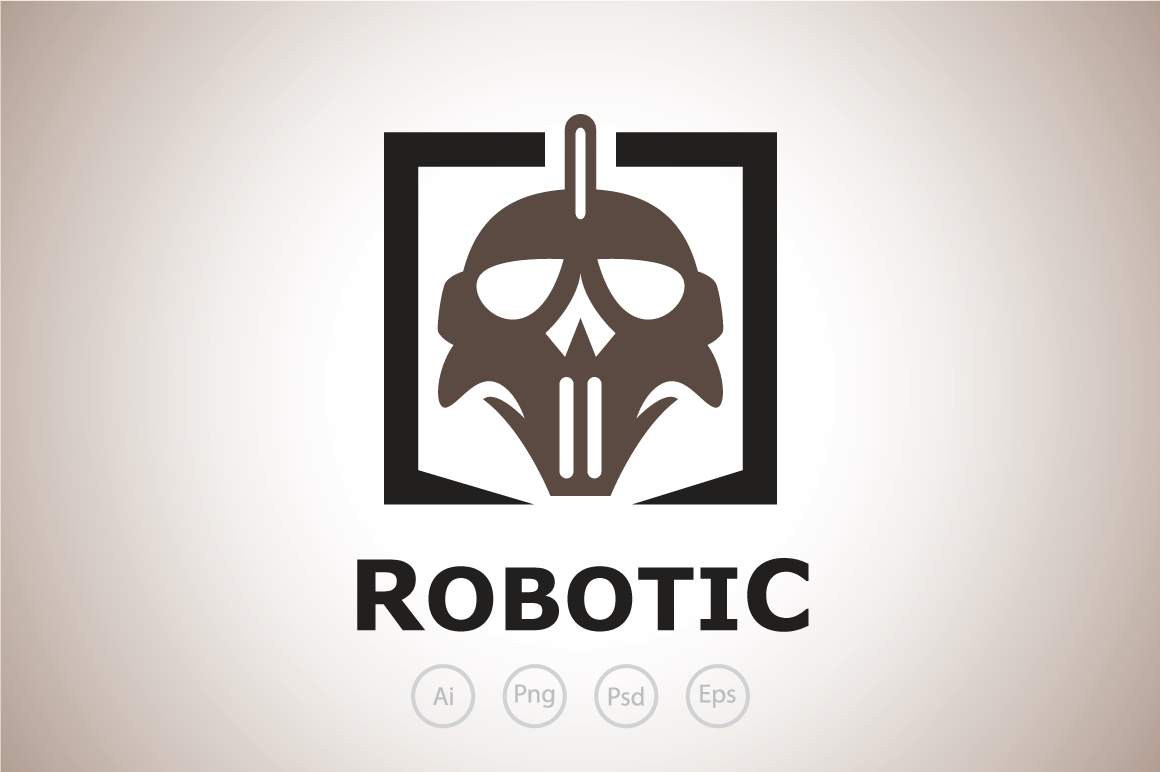 Robotic Skull Helmet Logo Tempalte, a Branding & Logo Template by ...