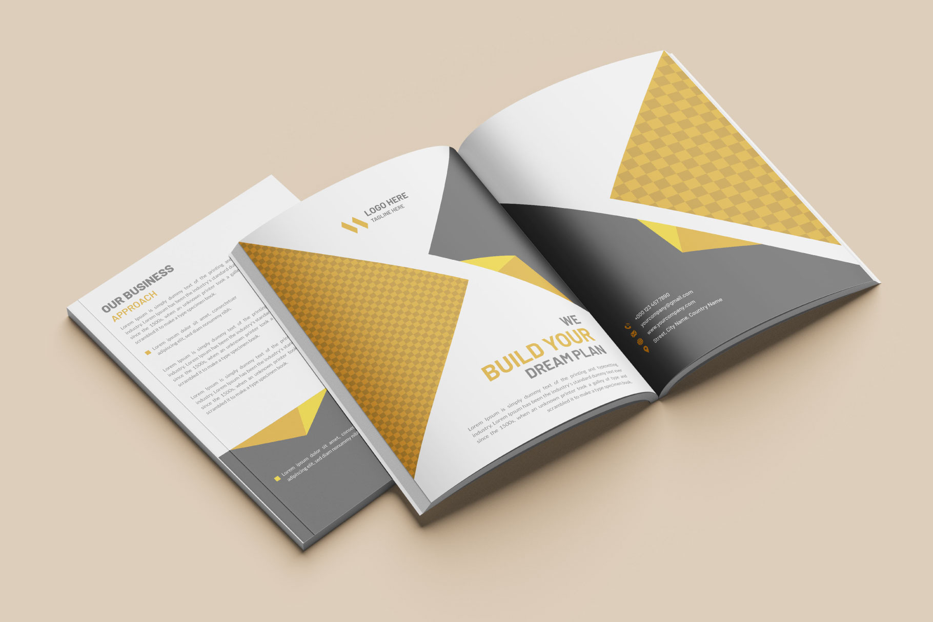 Construction Brochure Template | Creative Market