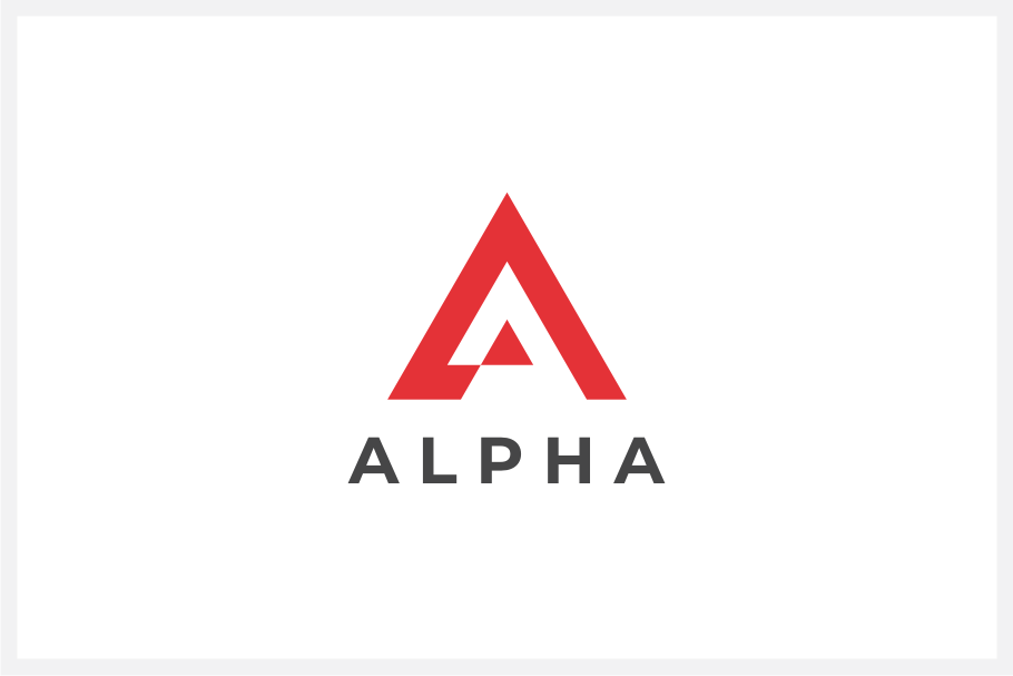 Alpha - Letter A Logo, a Branding & Logo Template by yopie