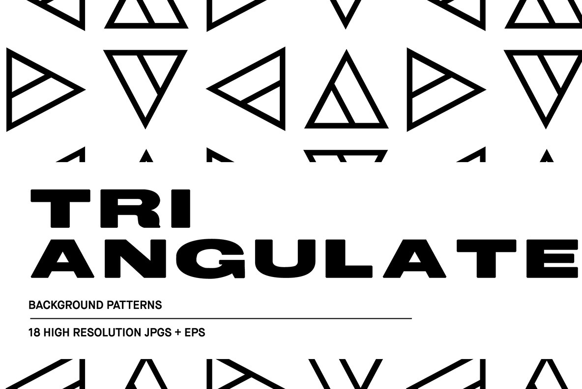 Triangulate - Background Patterns, a Pattern Graphic by Huebert World ...