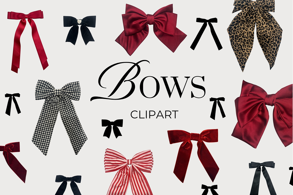 Cute Bows Clipart