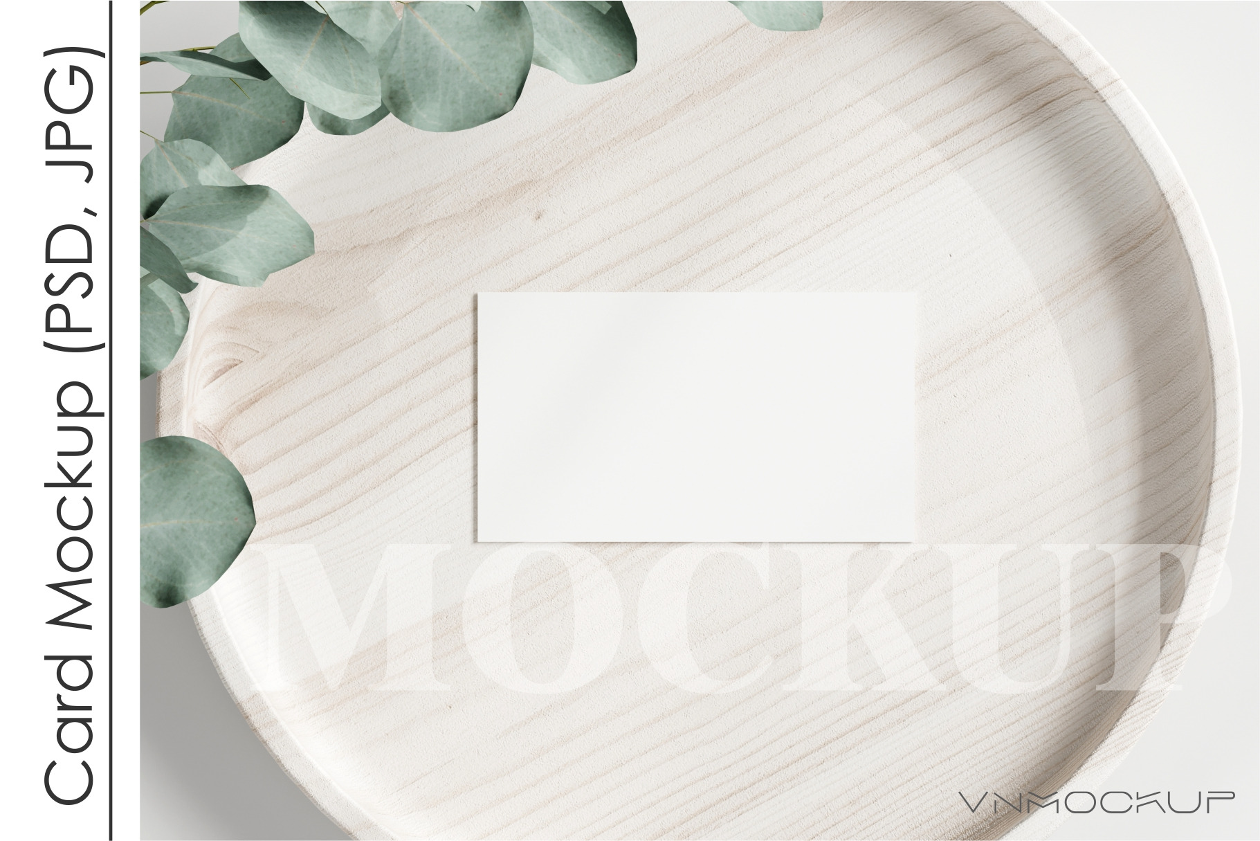 Place Card Mockup PSD JPG, a Print Template by VNmockup | Creative Market