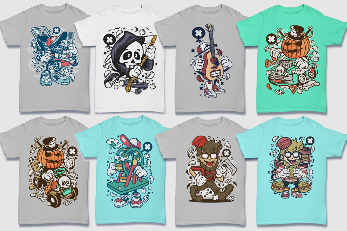 Cartoon Vector #4 Design Bundle, an Illustration by roach_graphic