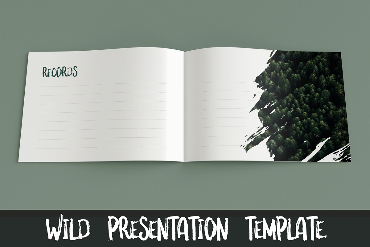 Wild Presentation Template, a Presentation Template by TemplateLab