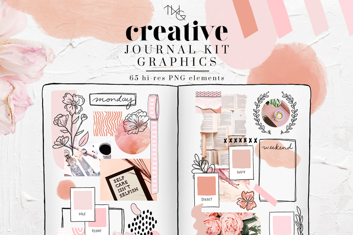 Creative Journaling Elements Bundle, an Illustration by TWG Designs ...