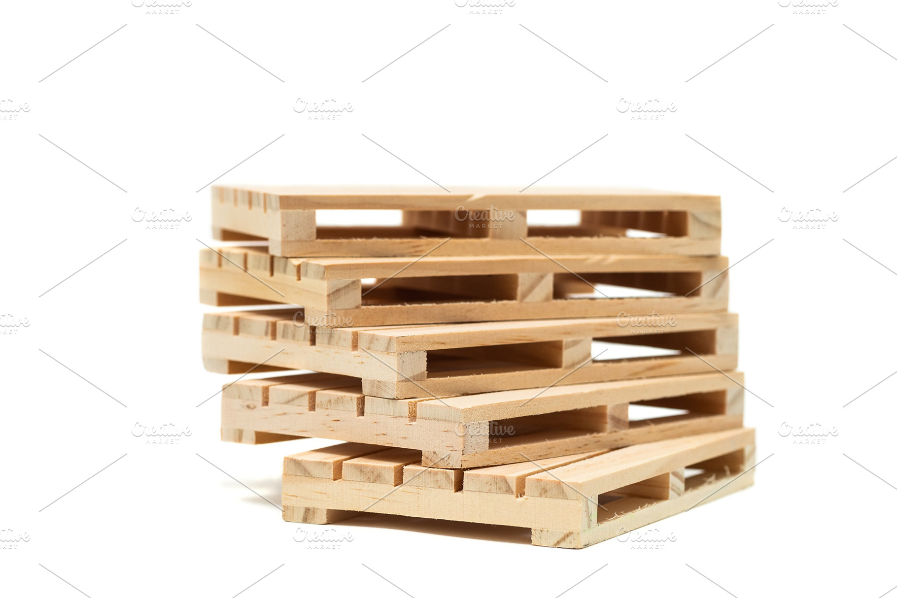 empty wooden pallet isolated on whit, an Industrial Photo by AlexBush ...