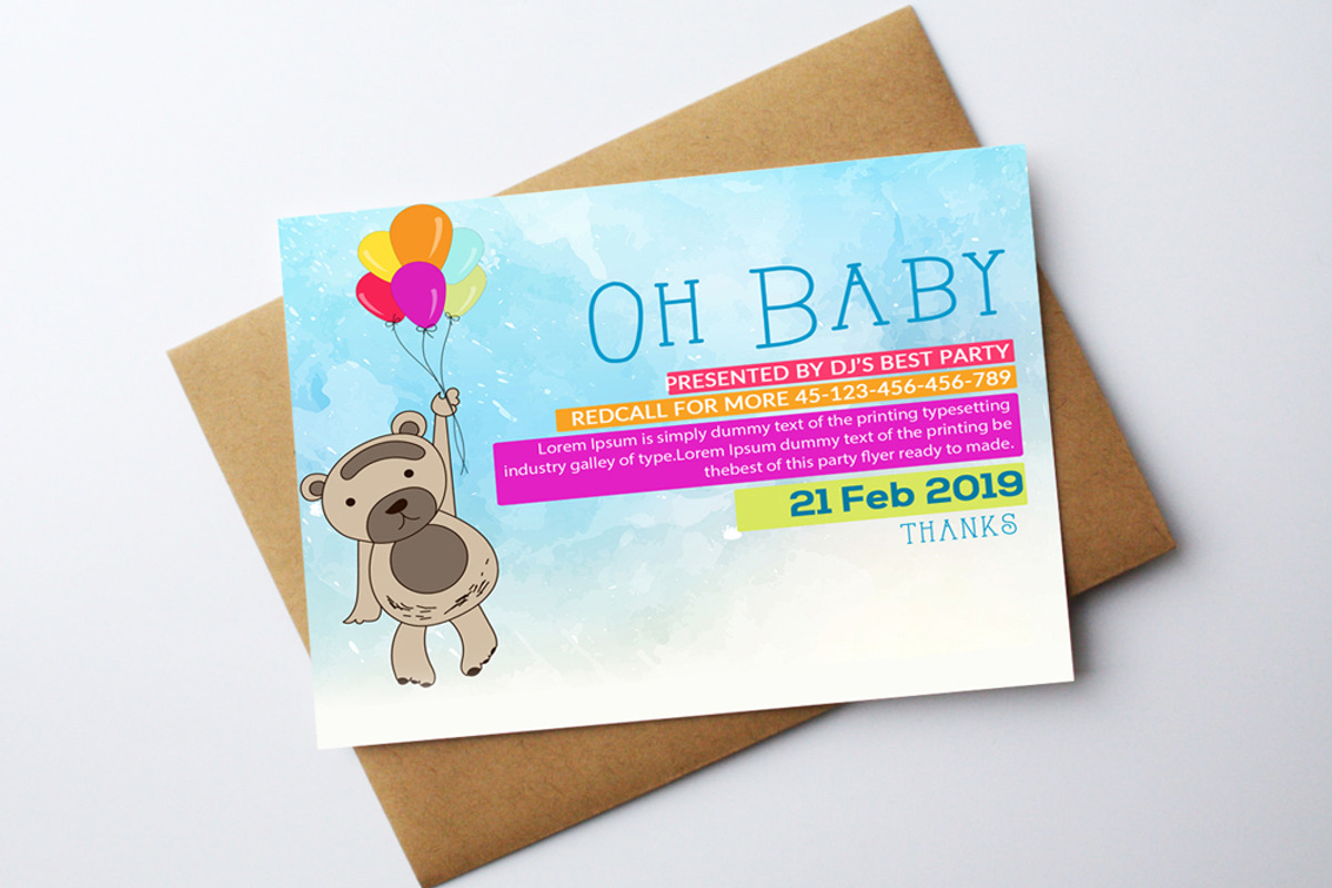 Multi Use Card Psd Templates, an Invitation Template by Psd Templates