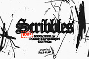 ROUGH SCRIBBLES 100+ PNGs Pack | Creative Market