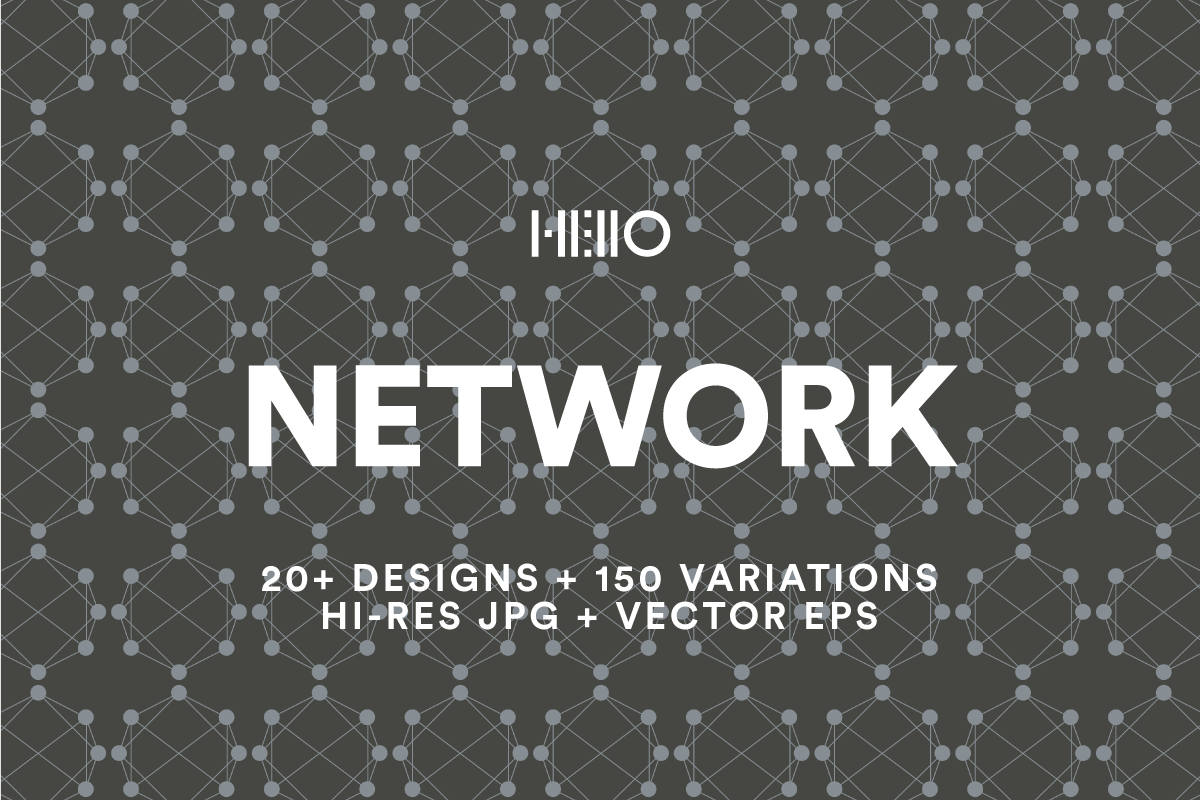 Network Hand-drawn Computer Patterns, a Pattern Graphic by Hello Mart